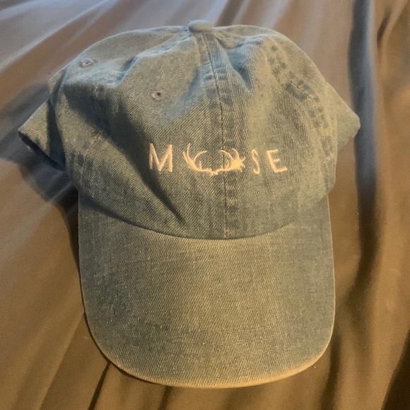 Other | Moose Denim Hat Buckle Back | Poshmark